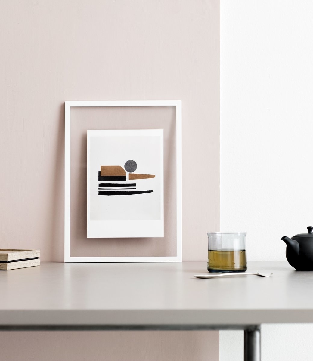 Moebe Frame White- Transparant frame in A5, A4, A3 and A2 size. - blikfang