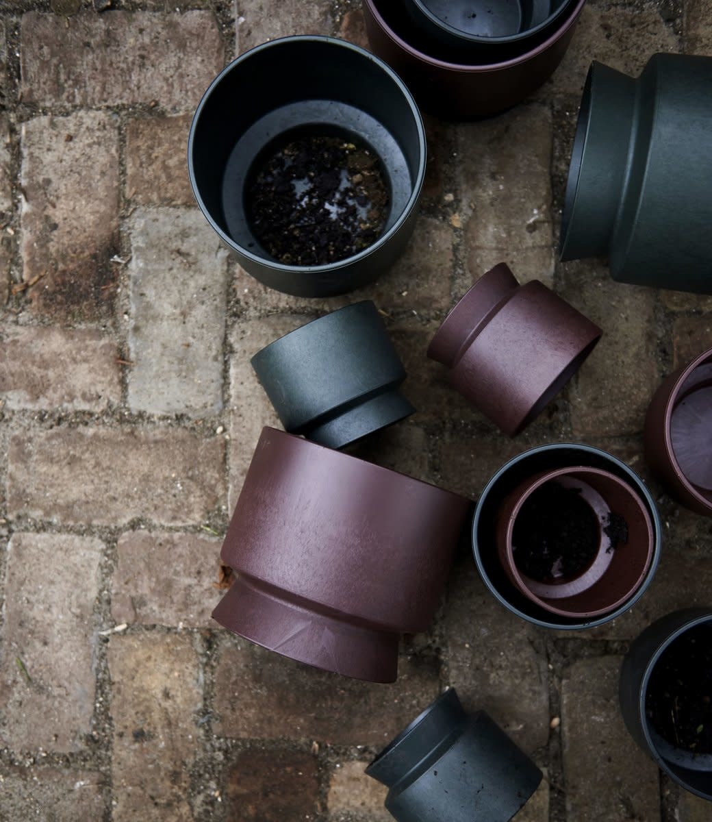 Rosendahl Ro Bloempotten gemaakt van 100% gerecycled plastic - blikfang