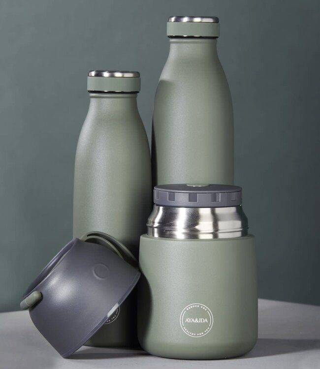AYA & IDA Thermo RVS Drinkfles - Duurzame keuze, ook voor jezelf ...
