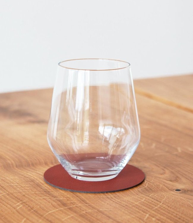 LIND DNA onderzetters van gerecycled leer - Duurzaam Deens Design ...