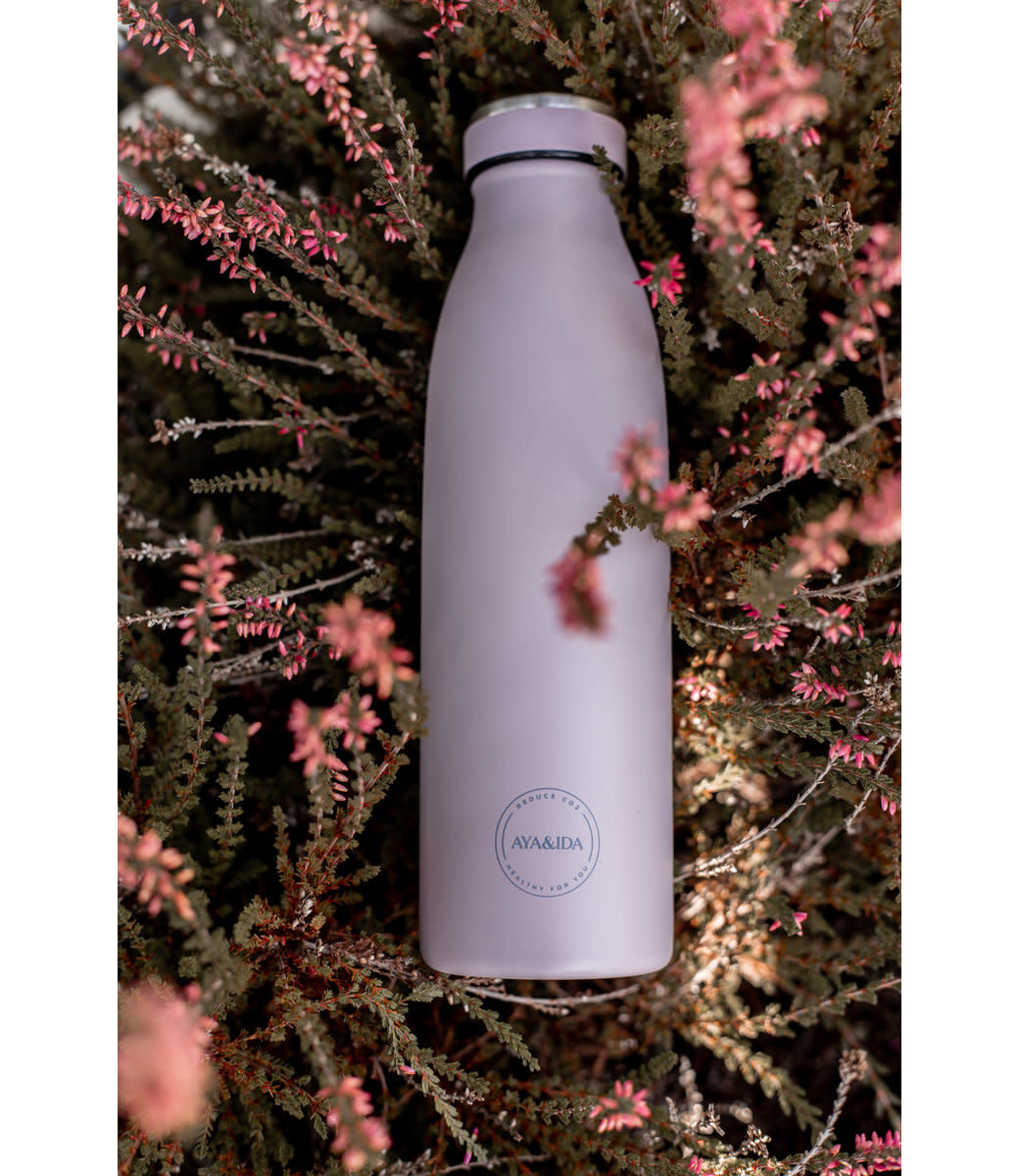 AYA & IDA Thermo RVS Drinking bottle 500 ml Lavender - blikfang