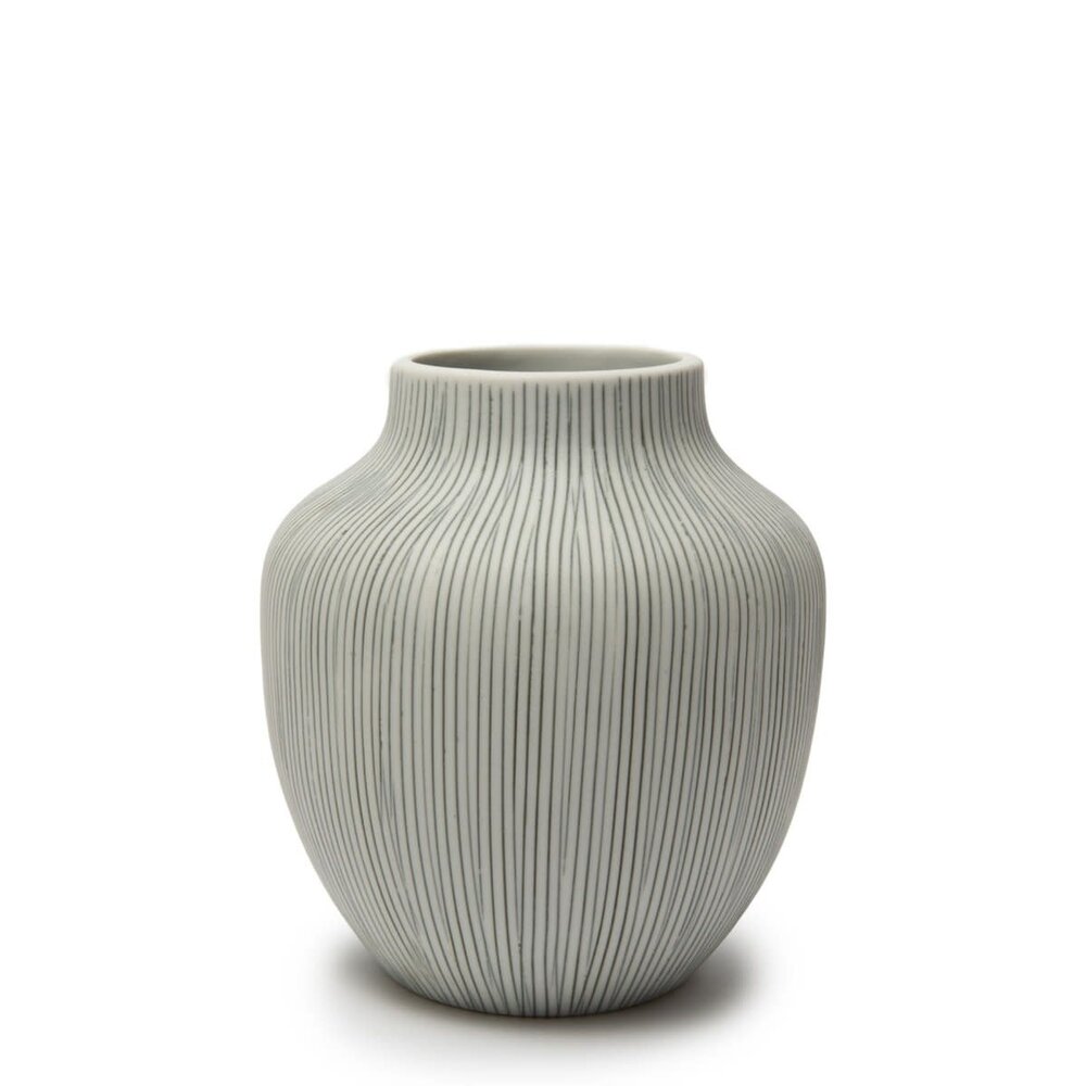 LINDFORM vaas Kyoto Grey Handgemaakt Zweeds Design - blikfang