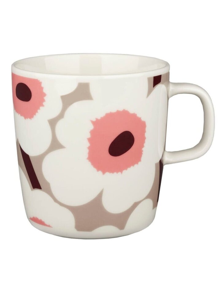 Marimekko Unikko beker 4dl klei roze - blikfang