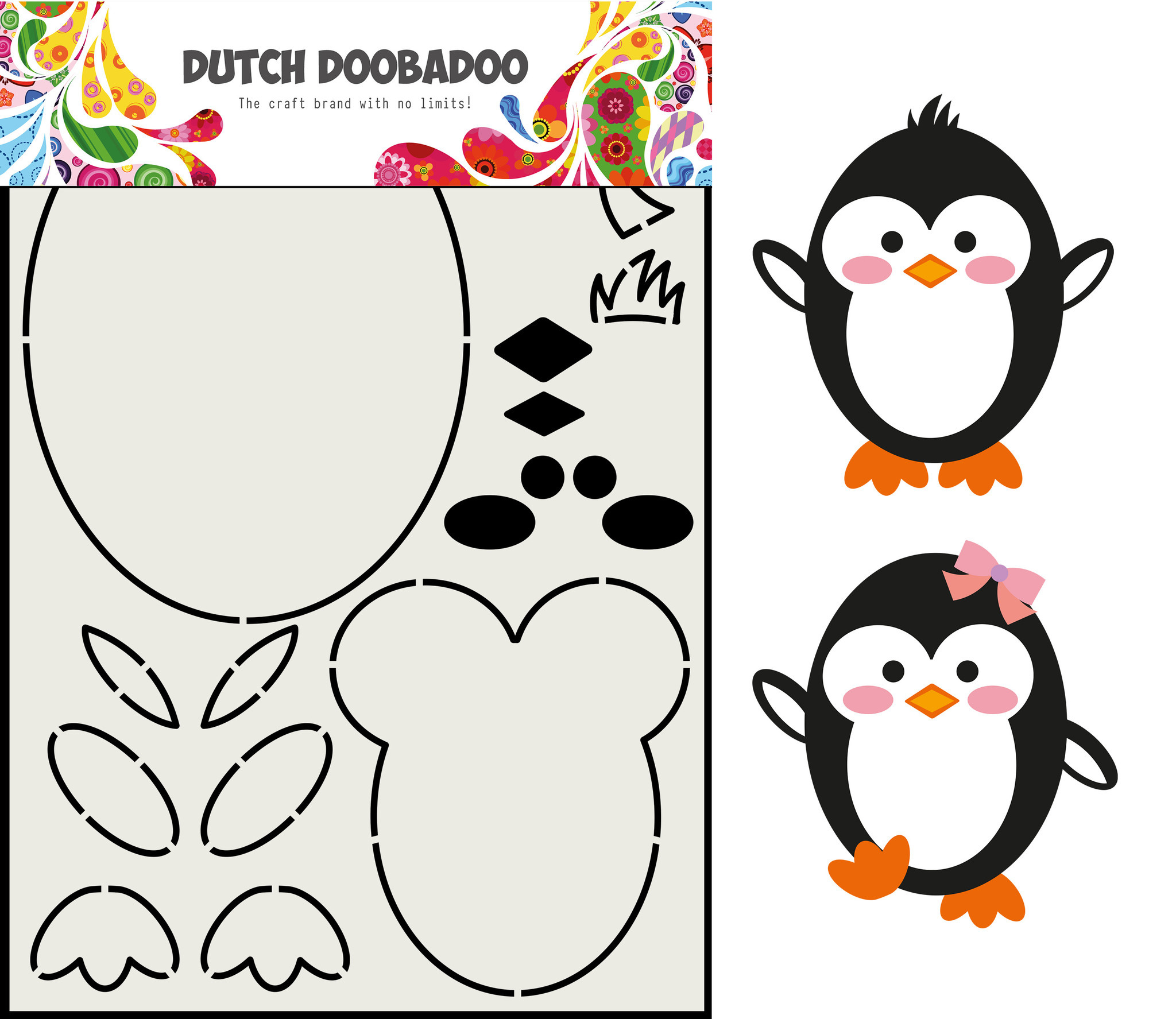DDBD Card Art Built up Pinguin - Yart Factory retail en B2B webshop ...