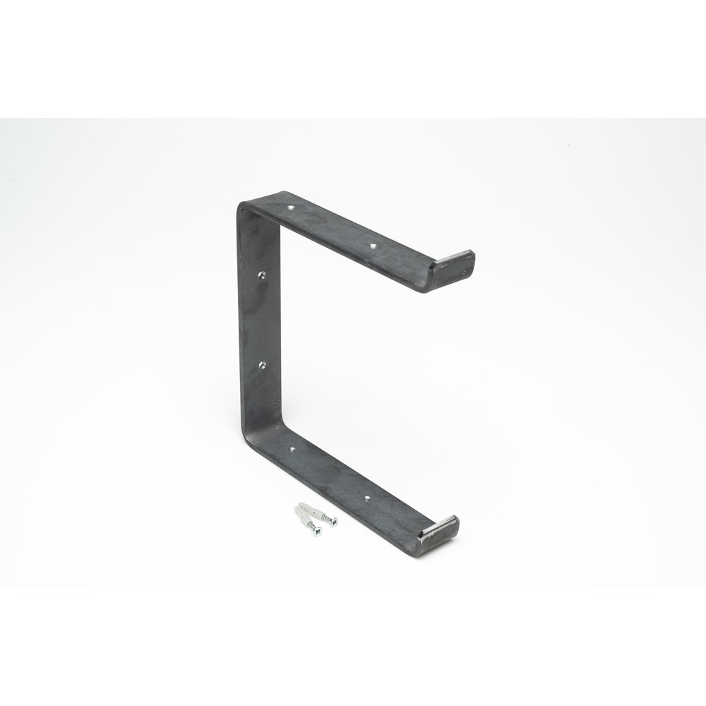 Double steel open wall bracket - Wall Shelf Shop