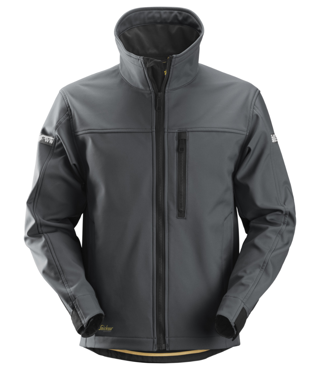 Snickers 1200 Softshell Werkjas AllroundWork Staalgrijs/Zwart ...