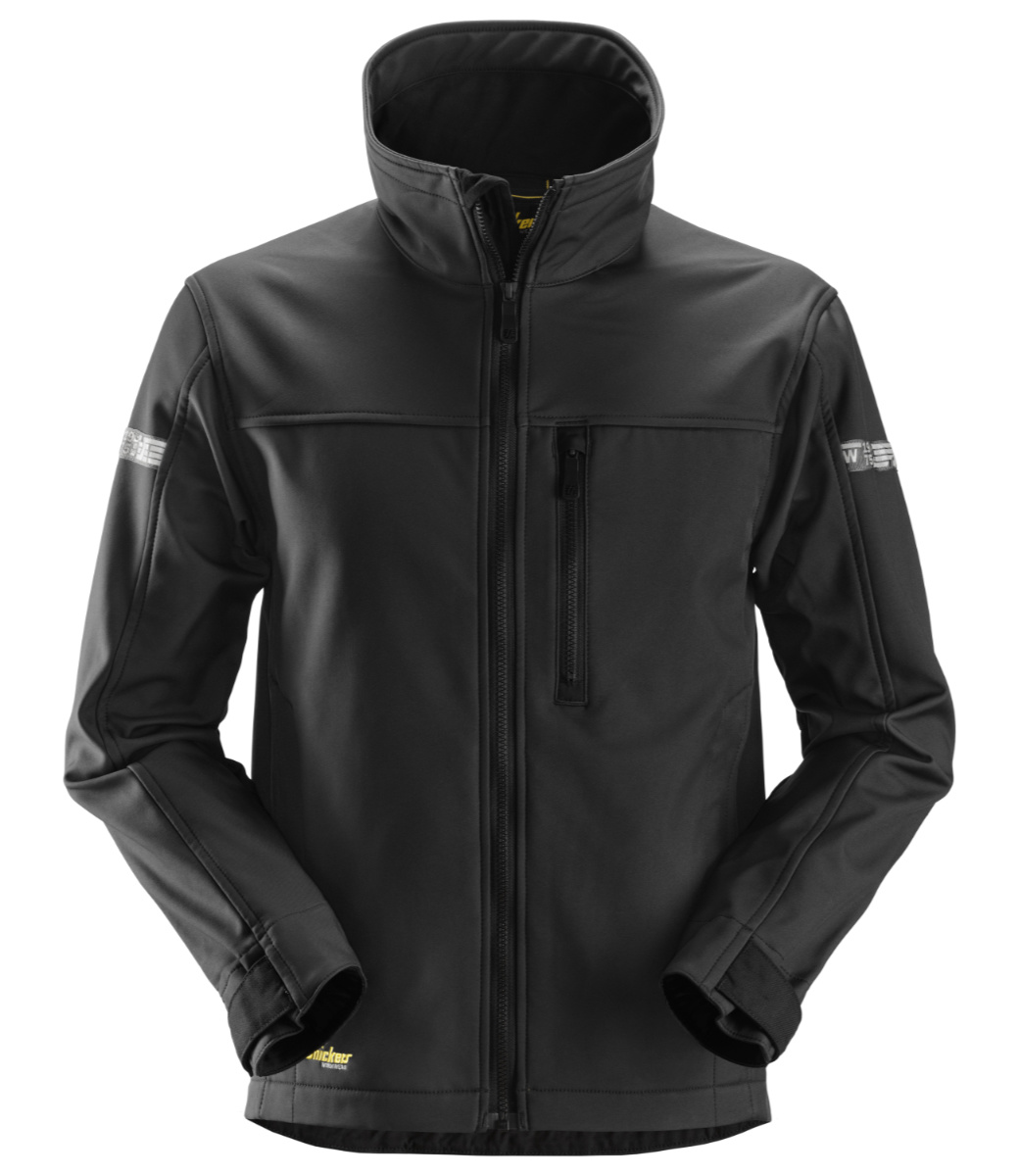 Snickers 1200 Softshell Werkjas AllroundWork Zwart ...