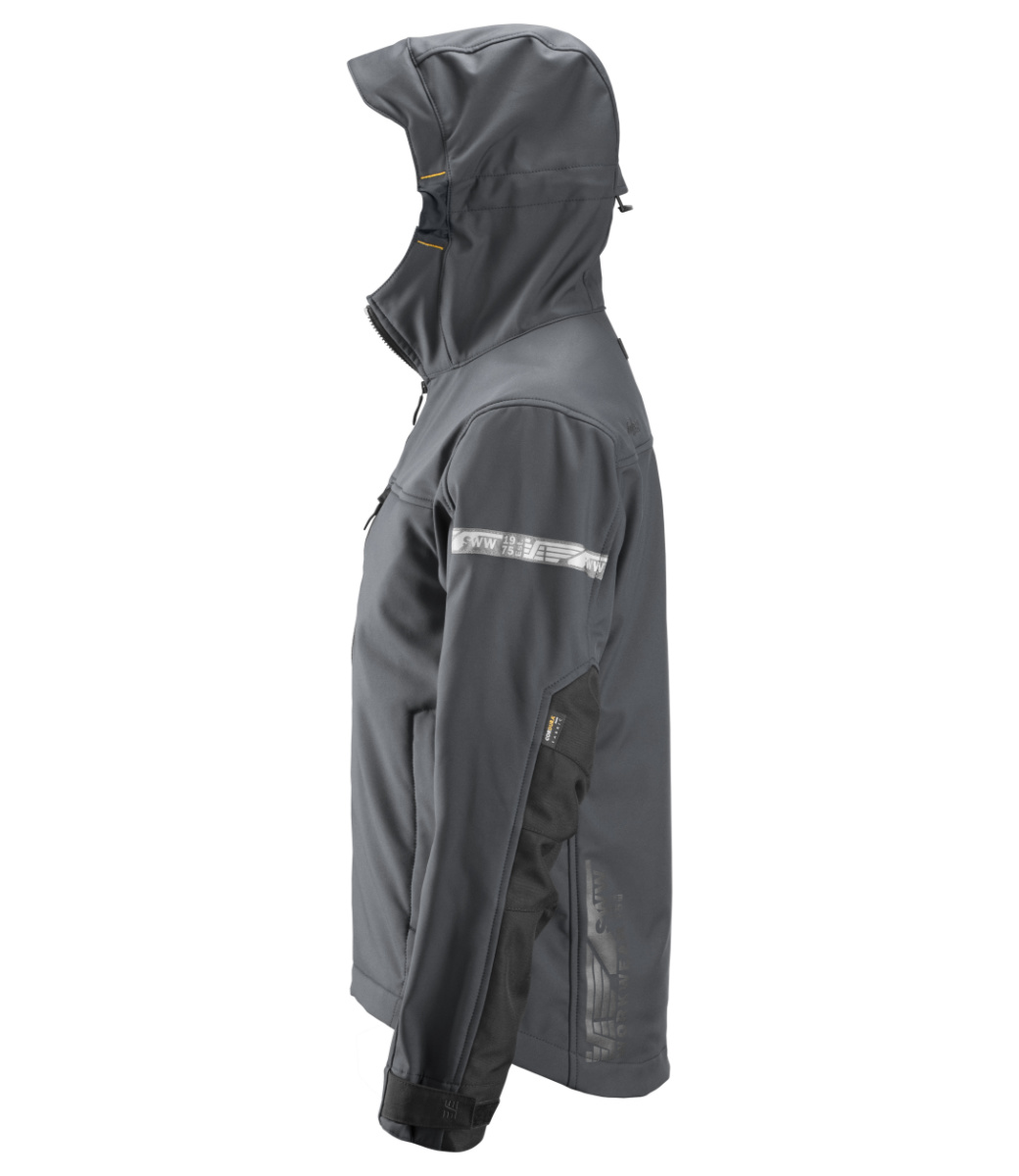 Snickers 1229 Softshell Werkjas AllroundWork Staalgrijs/Zwart ...