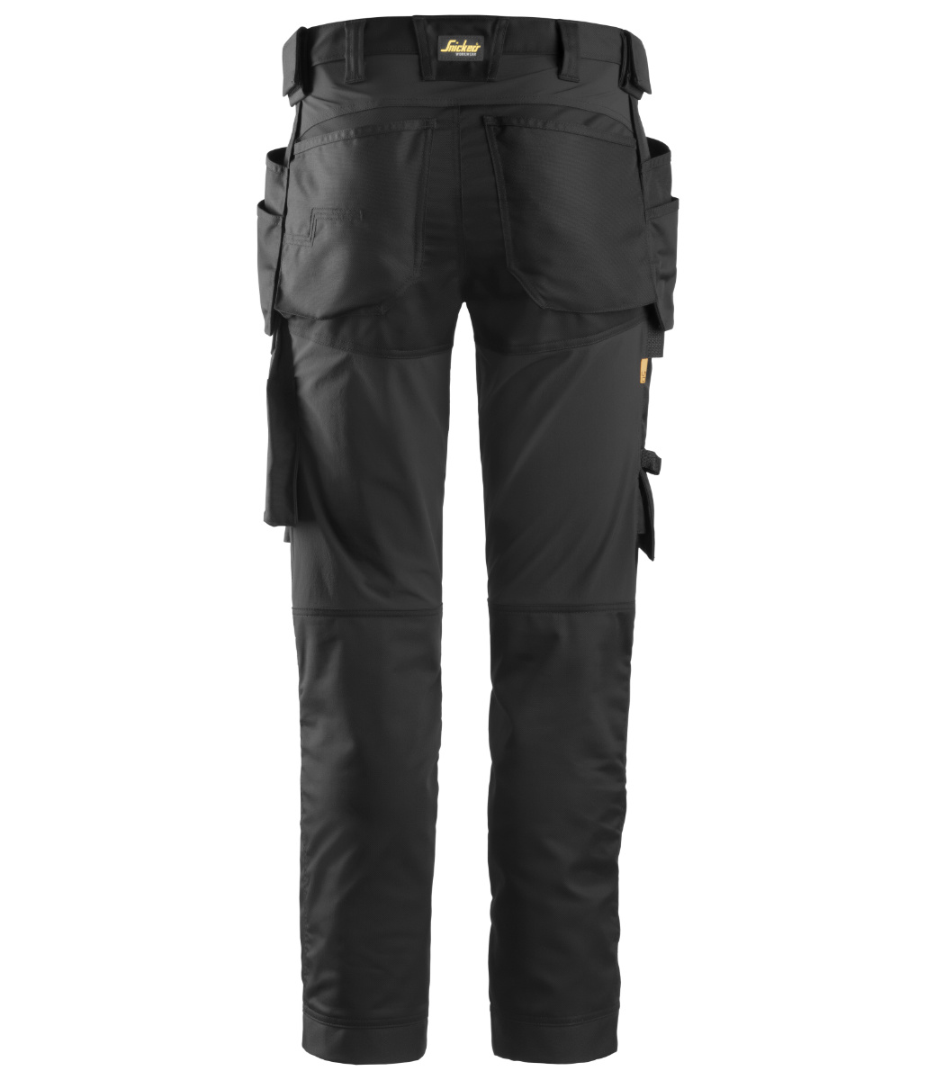 Snickers 6241 Stretch Werkbroek AllroundWork Zwart ...