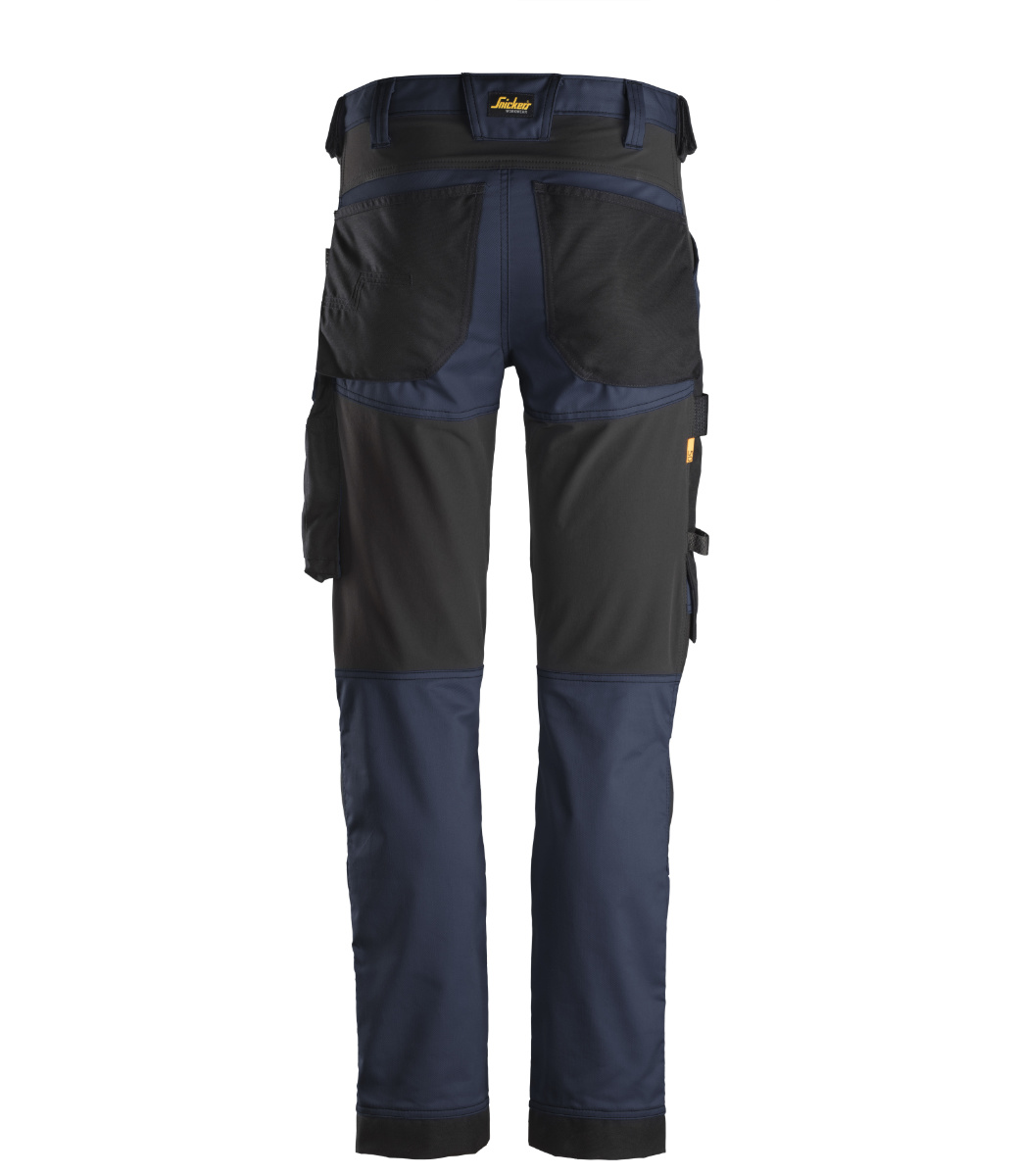 Snickers 6341 Werkbroek Stretch AllroundWork Donkerblauw/Zwart ...