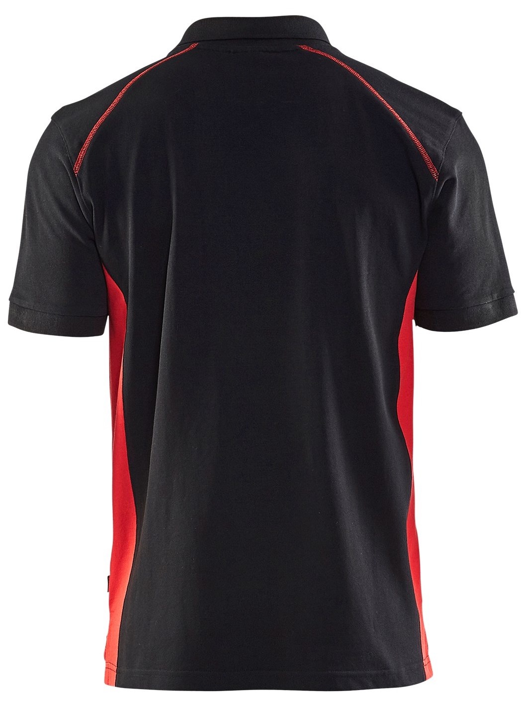 Blaklader 3324 Werkpolo Zwart/Rood - Bedrijfskledingonline.nl
