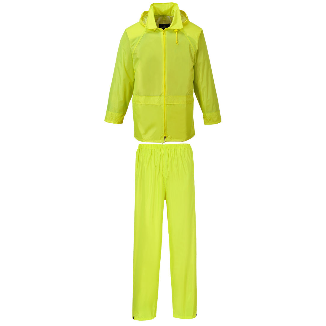 L440 Regenpak Basic Fluo Geel - Bedrijfskledingonline.nl