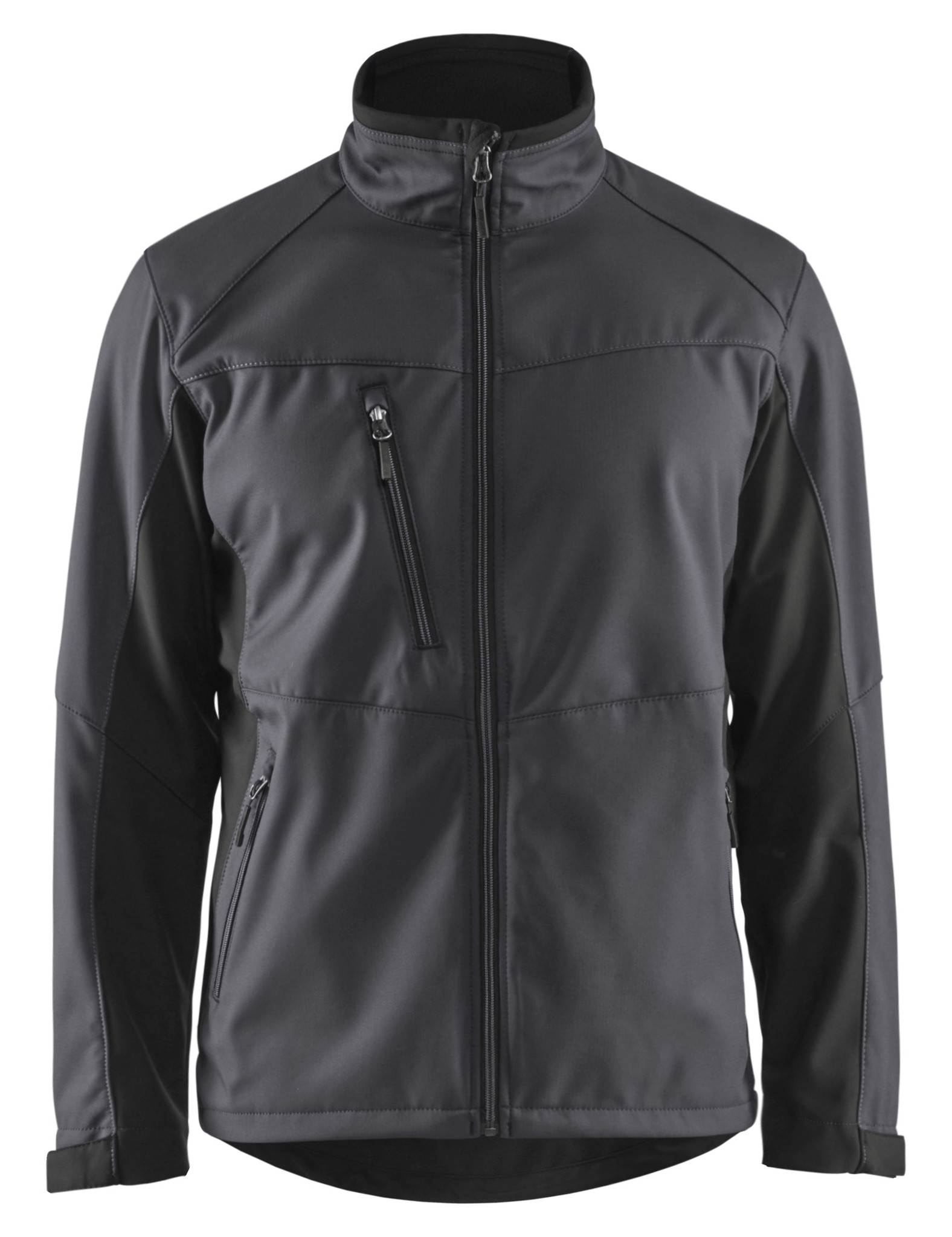Blaklader 4950 Softshell Werkjas Grijs/Zwart - Bedrijfskledingonline.nl