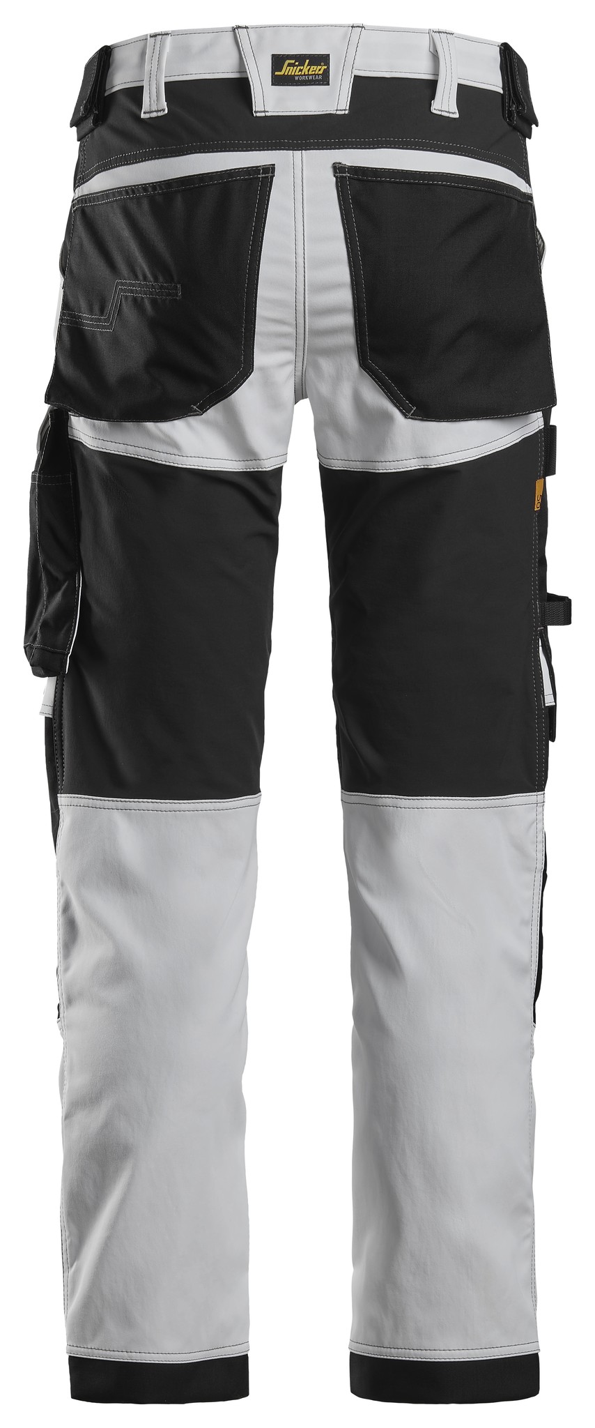 Snickers 6341 Werkbroek Stretch AllroundWork Wit/Zwart ...