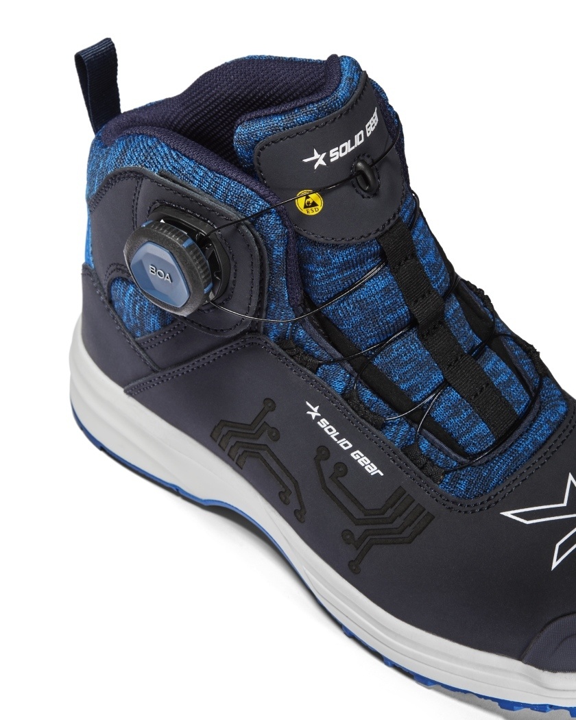 Solid Gear Nautilus Werkschoenen Hoog S3 Donkerblauw - Bedrijfskledingonline.nl