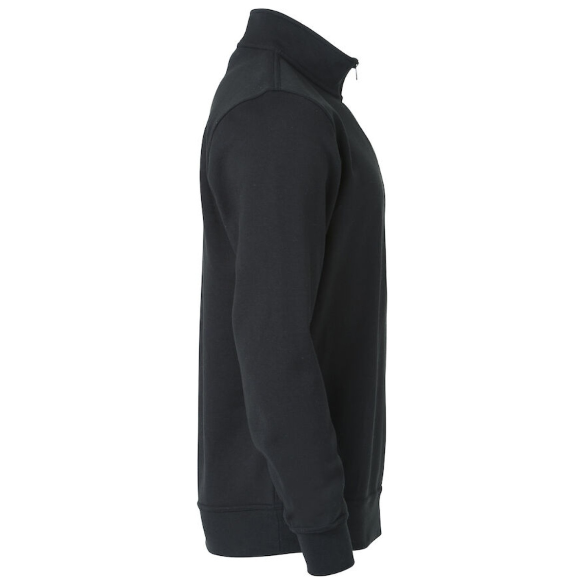 Clique Basic Half Zip Zwart - Bedrijfskledingonline.nl