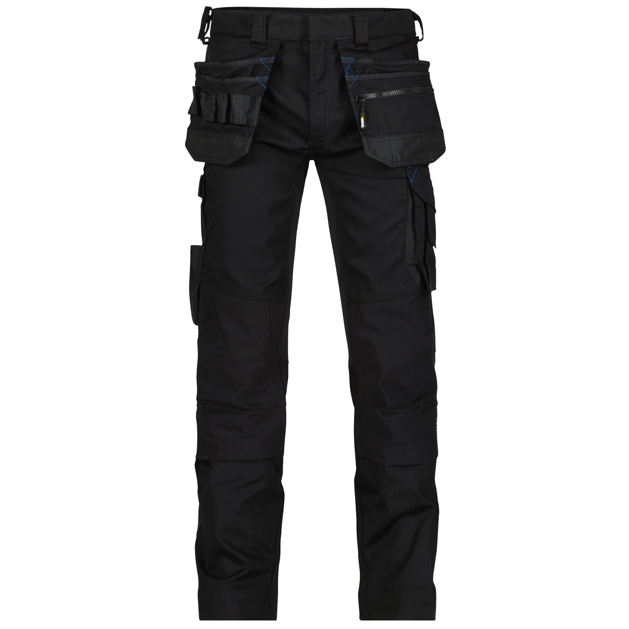 DASSY Flux D-Flex Werkbroek Stretch Zwart - Bedrijfskledingonline.nl