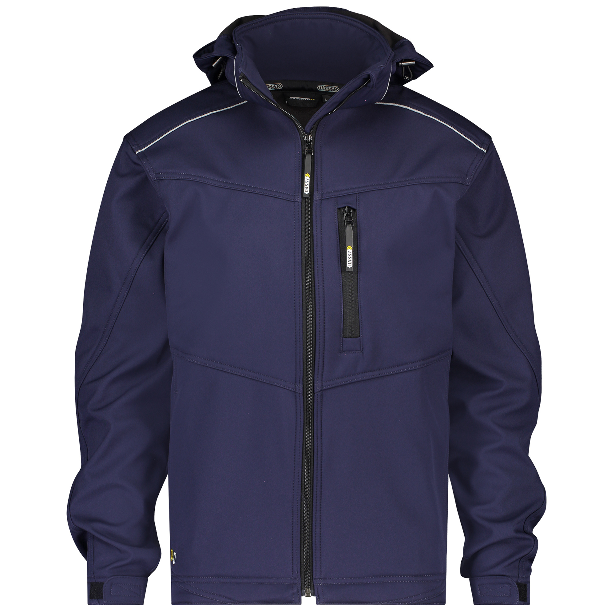 DASSY Tavira Softshell Werkjas Donkerblauw - Bedrijfskledingonline.nl