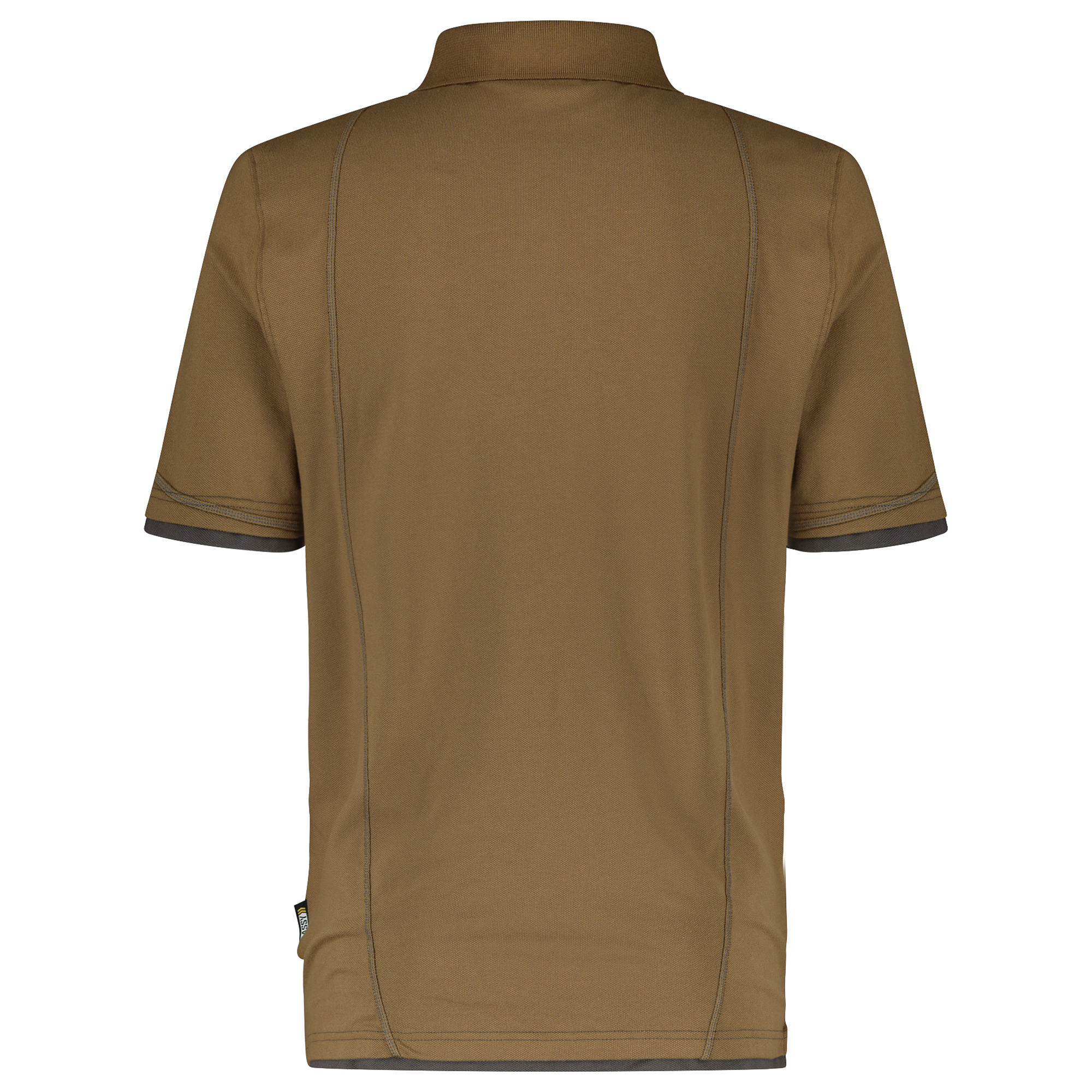 DASSY Orbital D-FX Polo Bruin/Grijs - Bedrijfskledingonline.nl