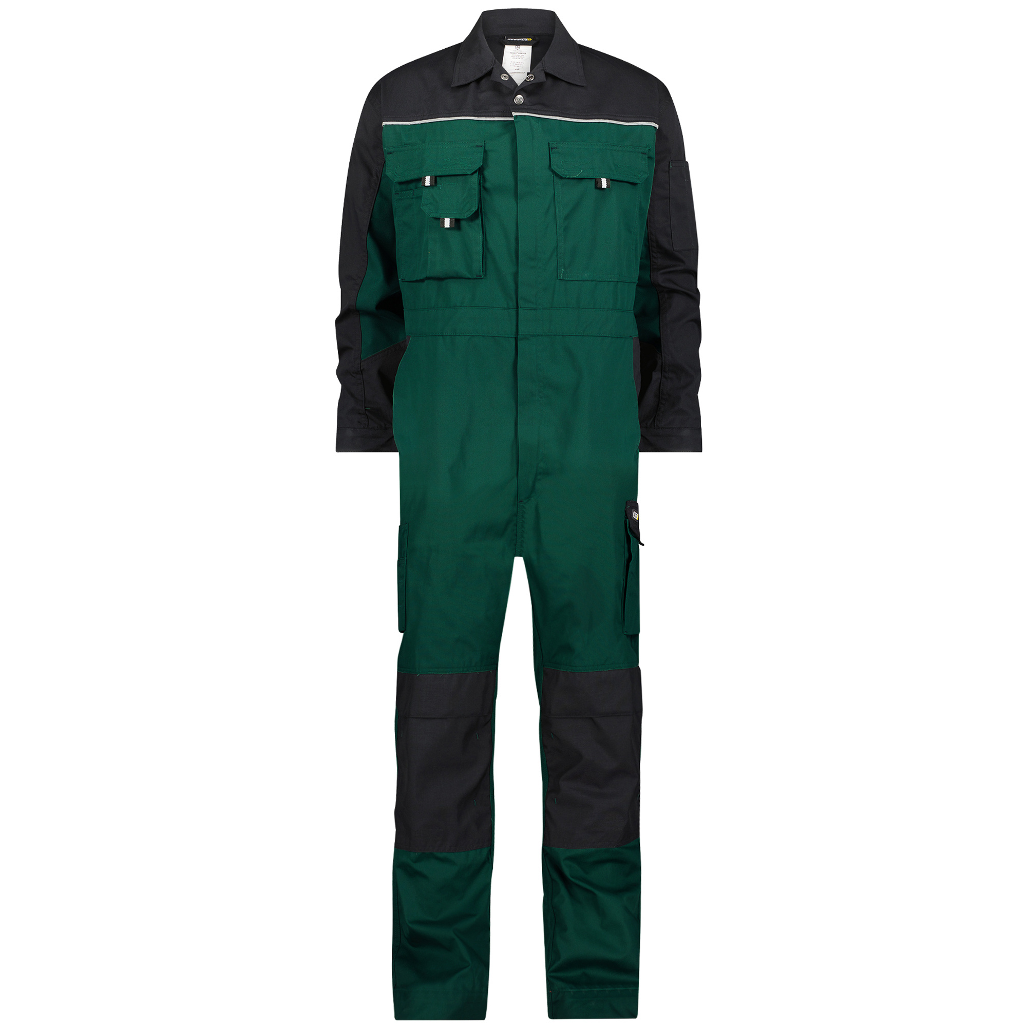 DASSY Cannes Overall Groen/Zwart - Bedrijfskledingonline.nl