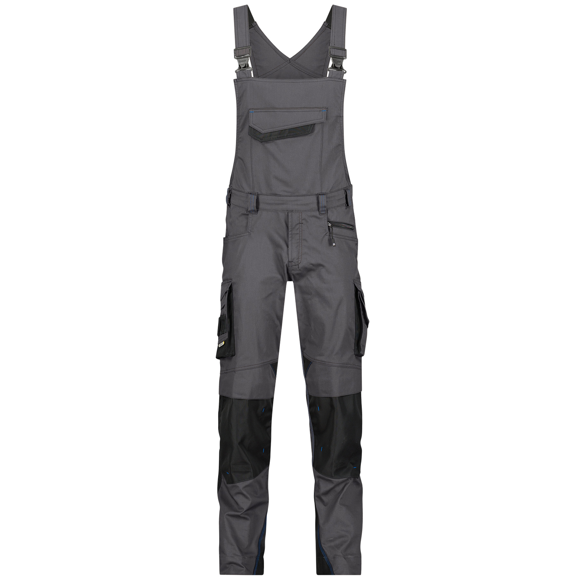 DASSY Voltic D-FX Tuinbroek Grijs/Zwart - Bedrijfskledingonline.nl