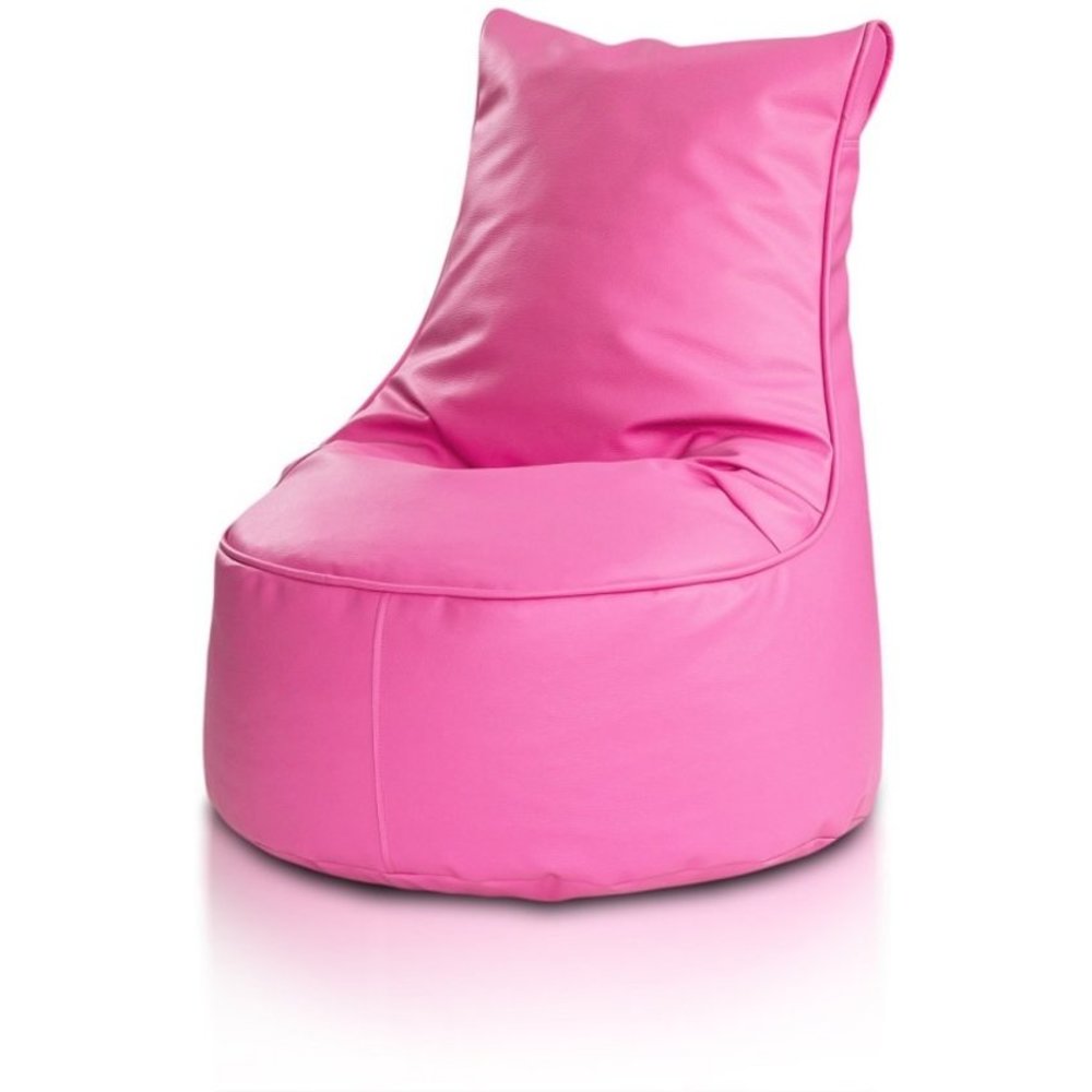 Zitzak kind 75cm roze kunstleer - Vikingchoice.nl