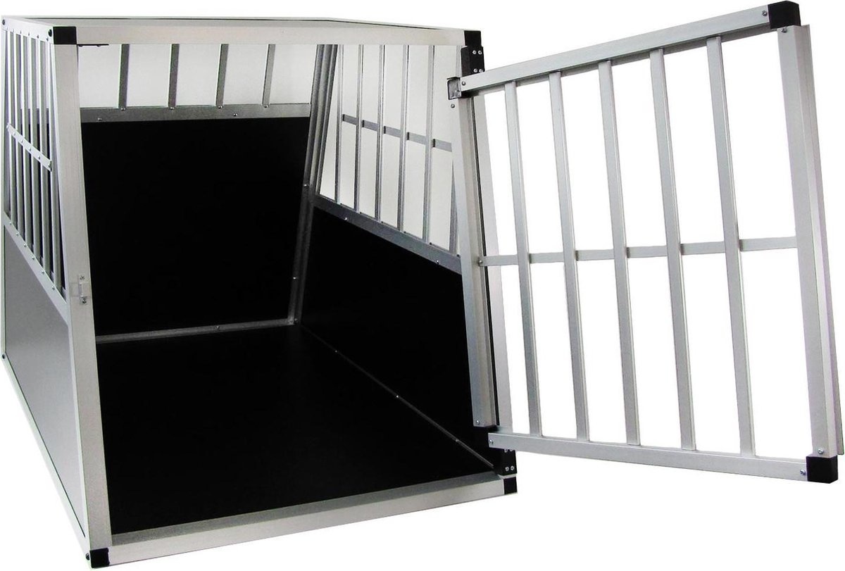 Autobench Hondenbench 91 x 65 x 69 cm XL aluminium - Vikingchoice.nl