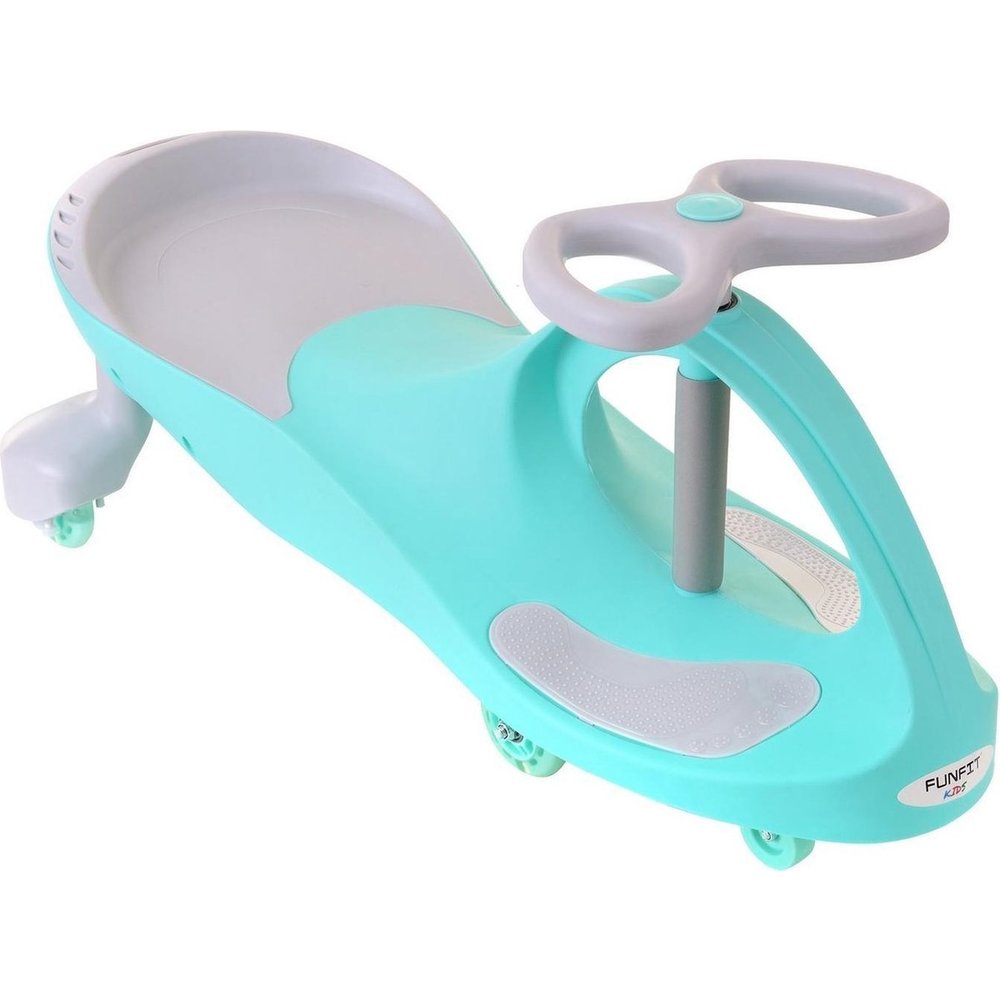 Wiggle car wiebelauto met LED-verlichte wielen groen - Vikingchoice.nl