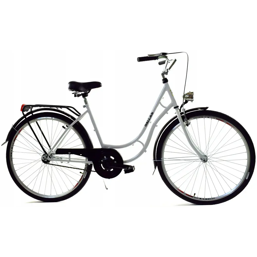 Damesfiets kopen? 28 inch fiets - retro - wit zwart - Vikingchoice.nl