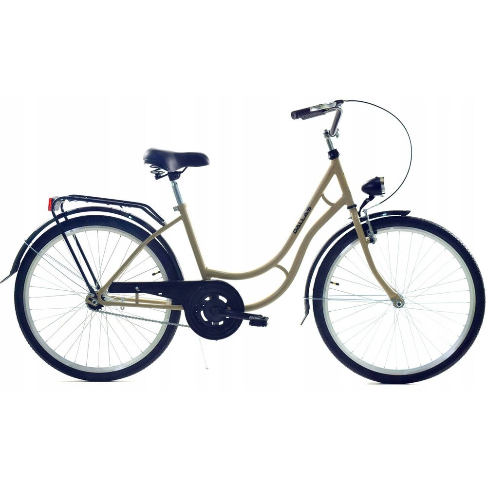 Damesfiets kopen? 28 inch fiets - retro - cappuccino - Vikingchoice.nl