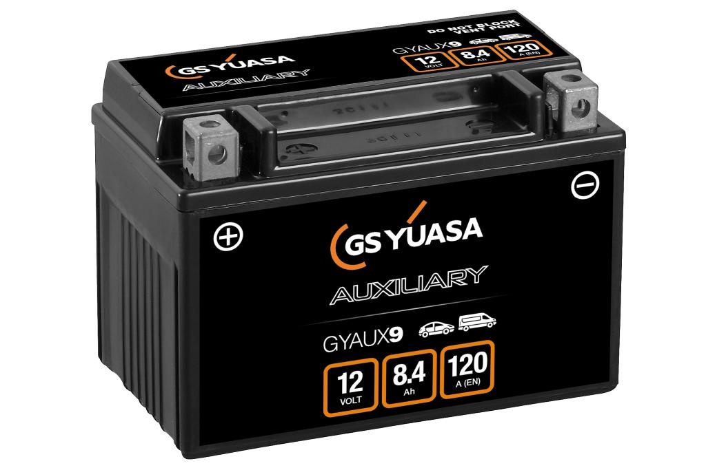 Yuasa AUX9 12V 8.4Ah 120A Auxiliary Accu - Accu Service Dreumel