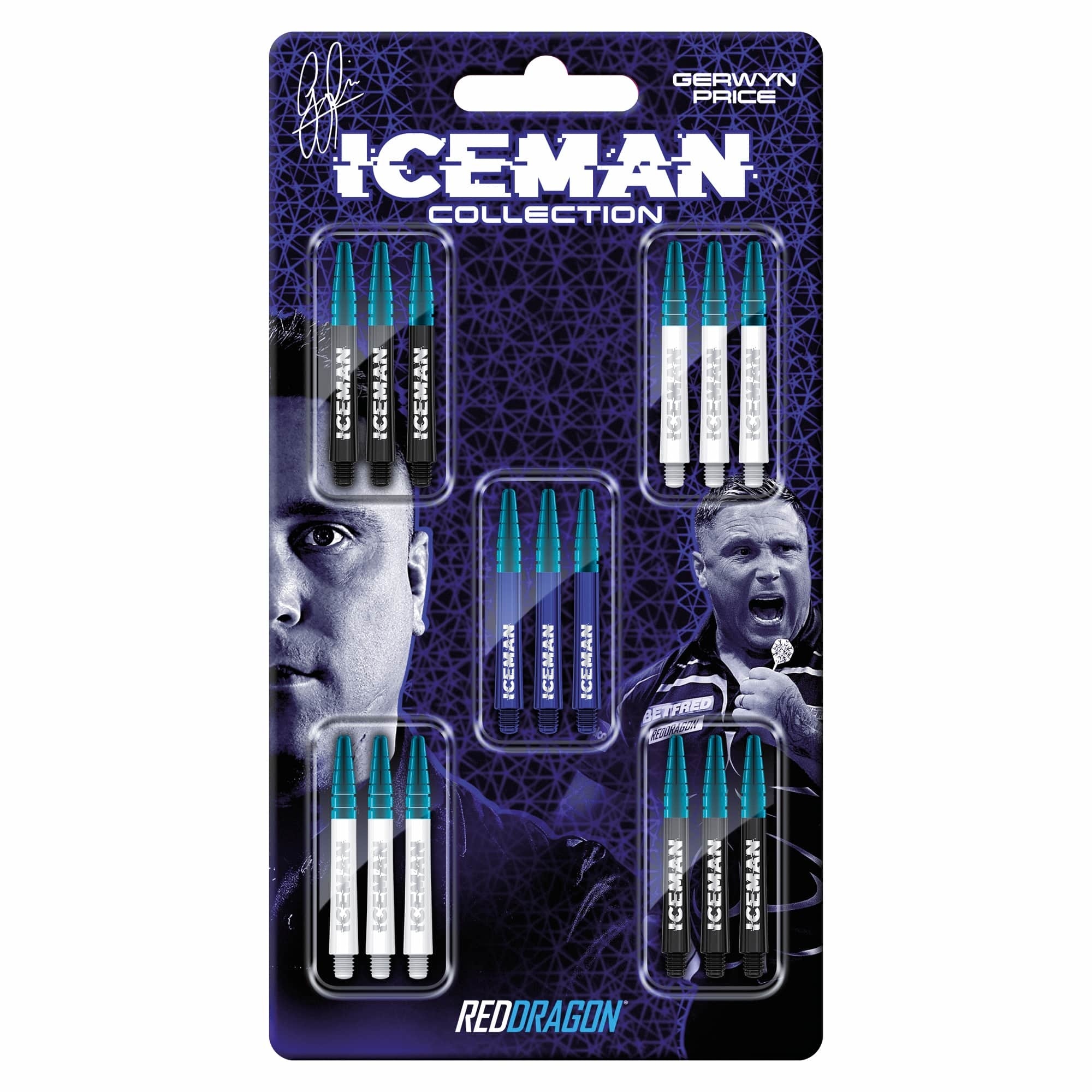Cañas Red Dragon Iceman Nitro Ionic Collection - Dartshopper.es | Tienda de Dardos