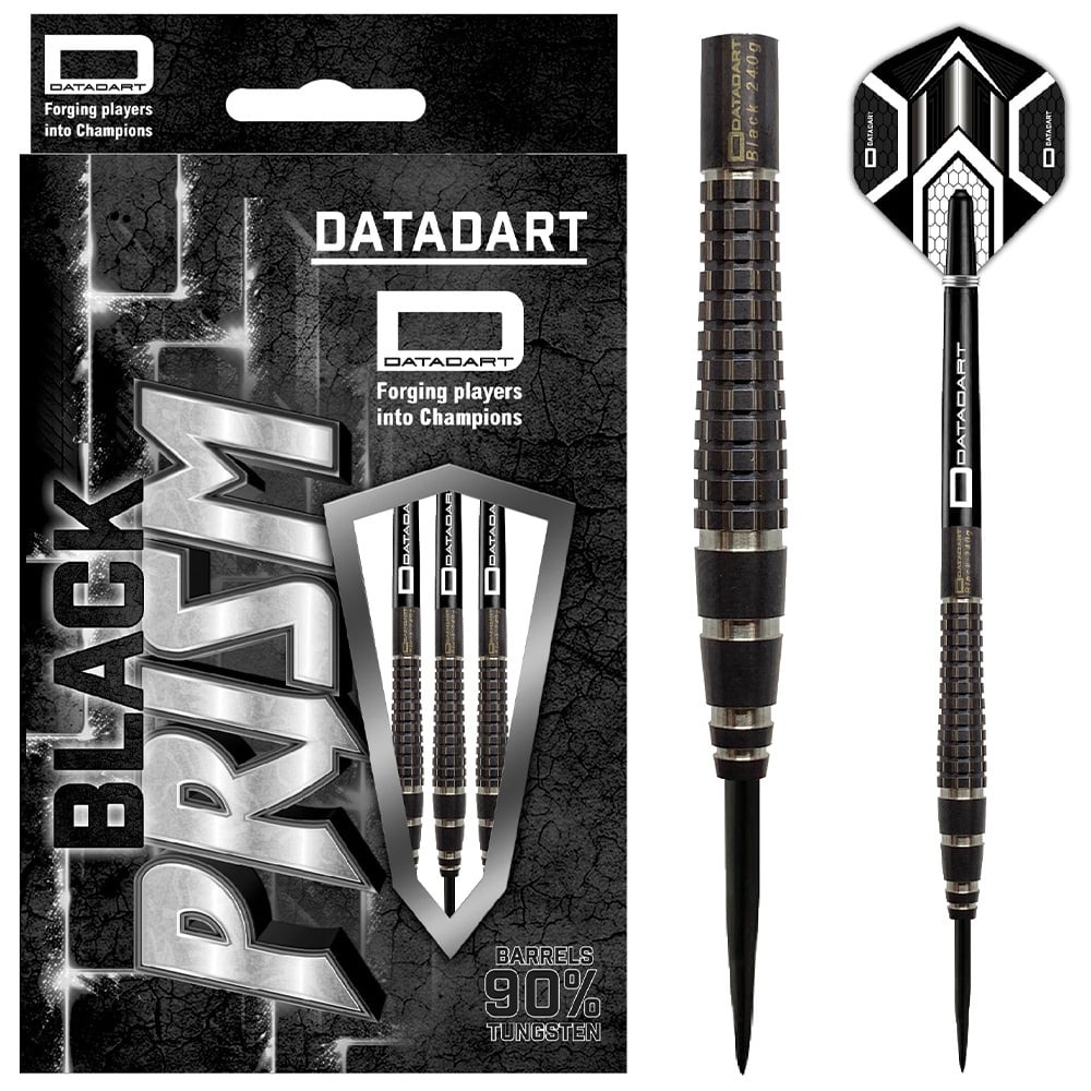 Dardos Datadart Black Prism 90% Punta de Acero - Dartshopper.es | Tienda de Dardos