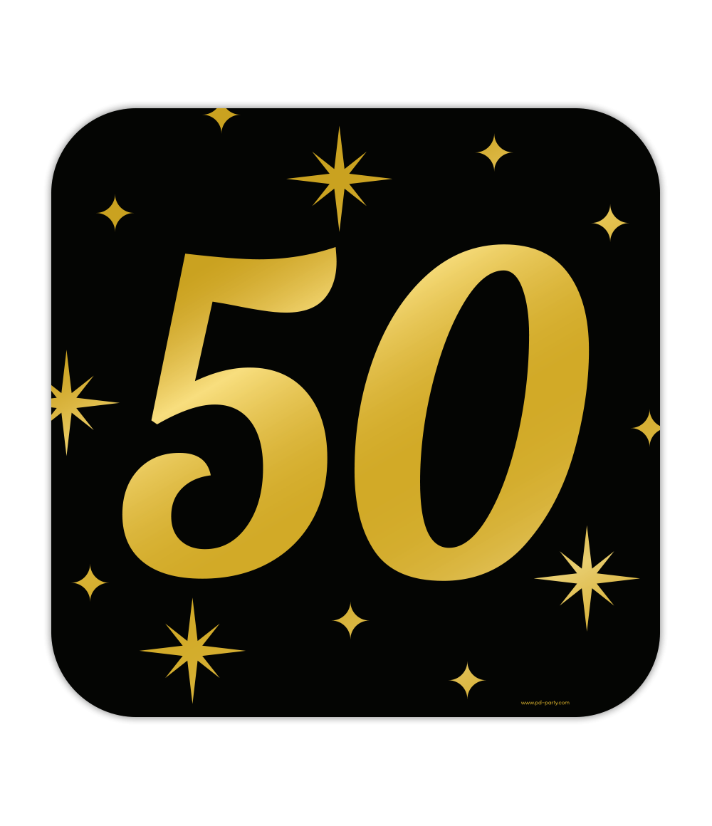 Classic party decoration sign 50 jaar - | Celebrate Online