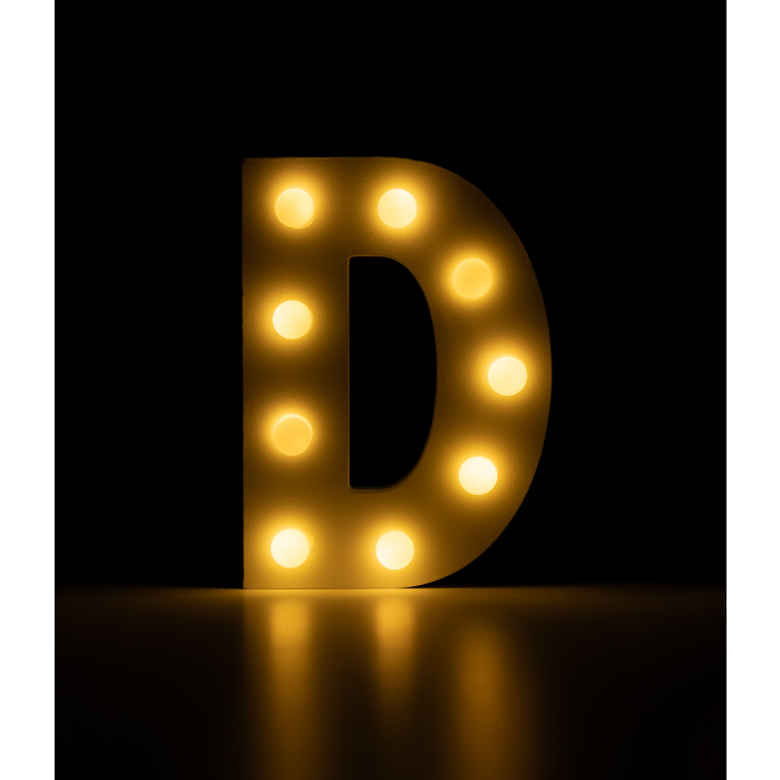 Light letter - D - | Celebrate Online