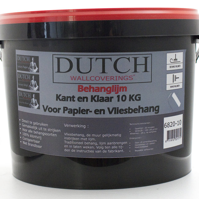 Dutch Wallcoverings Kant en klare behanglijm 10kg