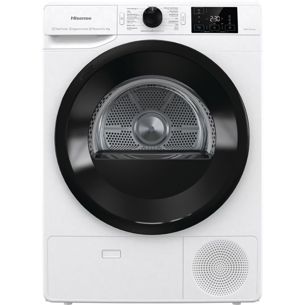 Hisense DHGE904 - Warmtepompdroger - Smart Witgoed