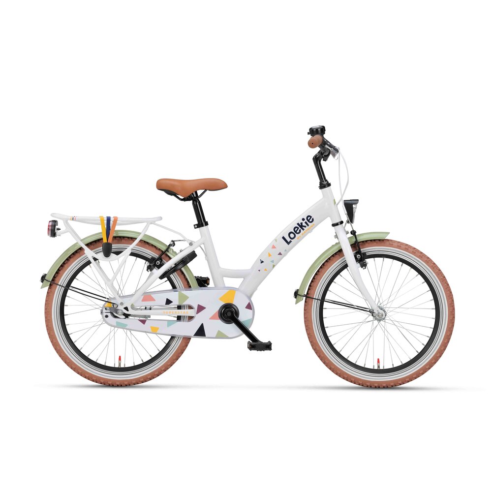 Loekie Superstar 20 inch Terrazzo wit - PIEST.nl