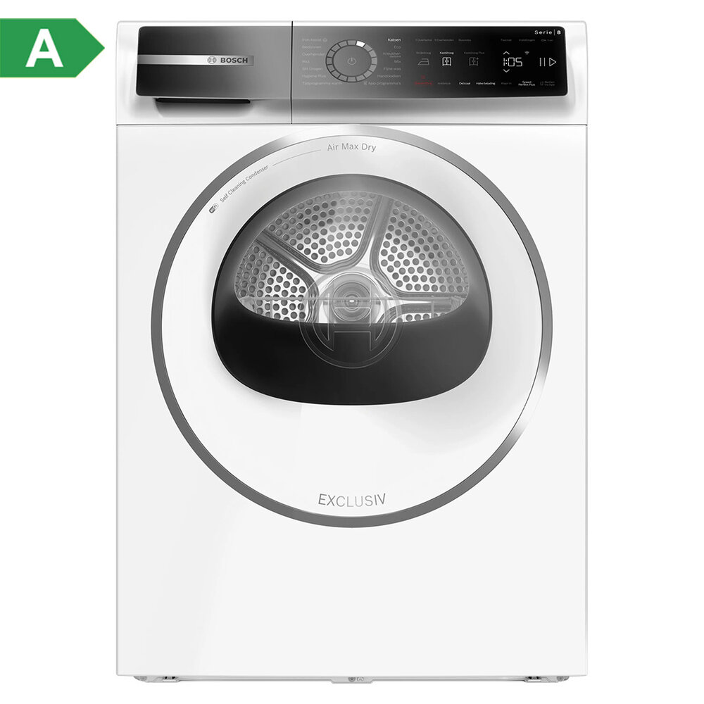 Bosch WRB247C9NL - Warmtepompdroger A-label - PIEST.nl