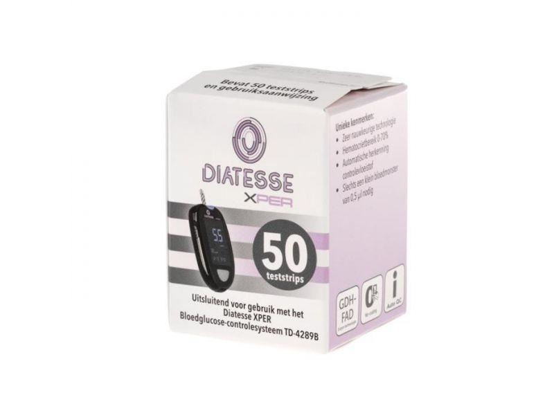 Diatesse XPER test strips 50 pieces - Degros