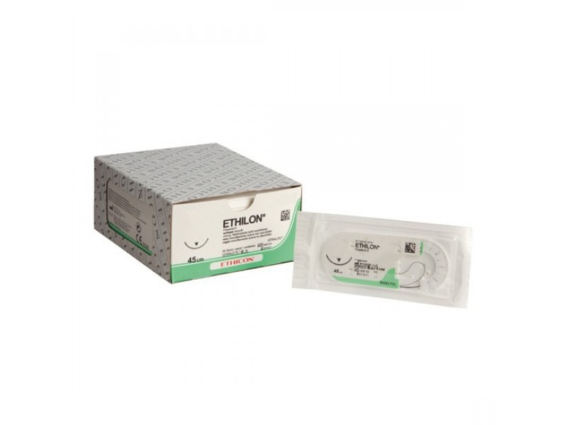 Ethilon hechtdraad 6-0 (P-1) 697H 36 stuks - Degros