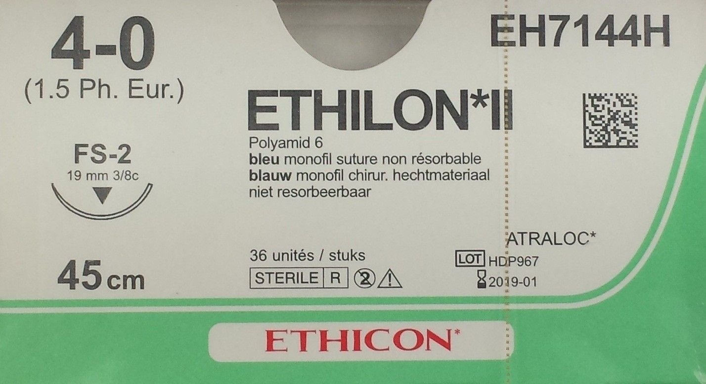 Ethilon Nahtmaterial 4-0 (FS-2) EH7144H 36 Stk - Degros