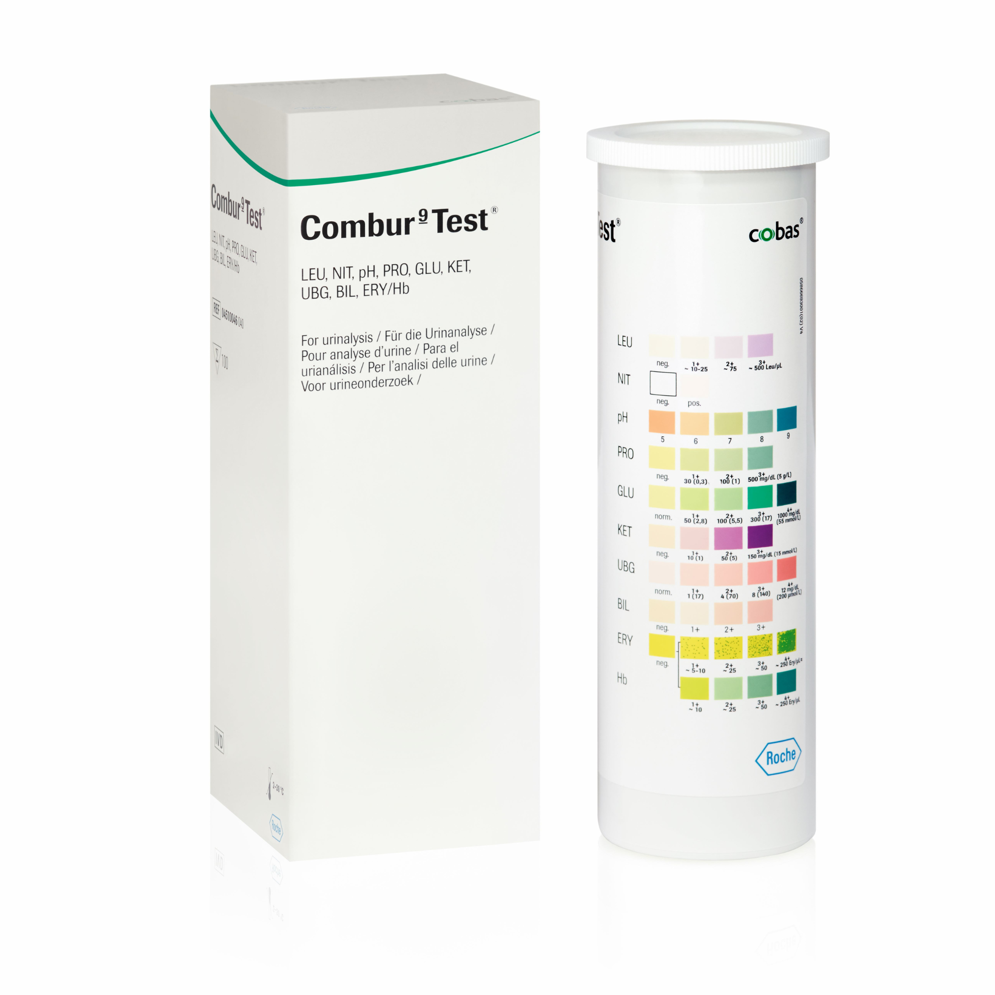 Roche combur 9 test strips - 50 pieces - Degros