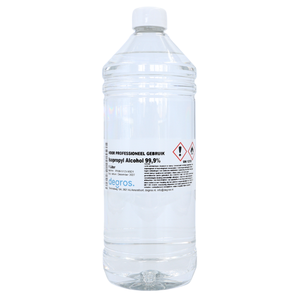 Buy Isopropyl Alcohol / isopropanol (99.9%) ideal for degreasing - Degros