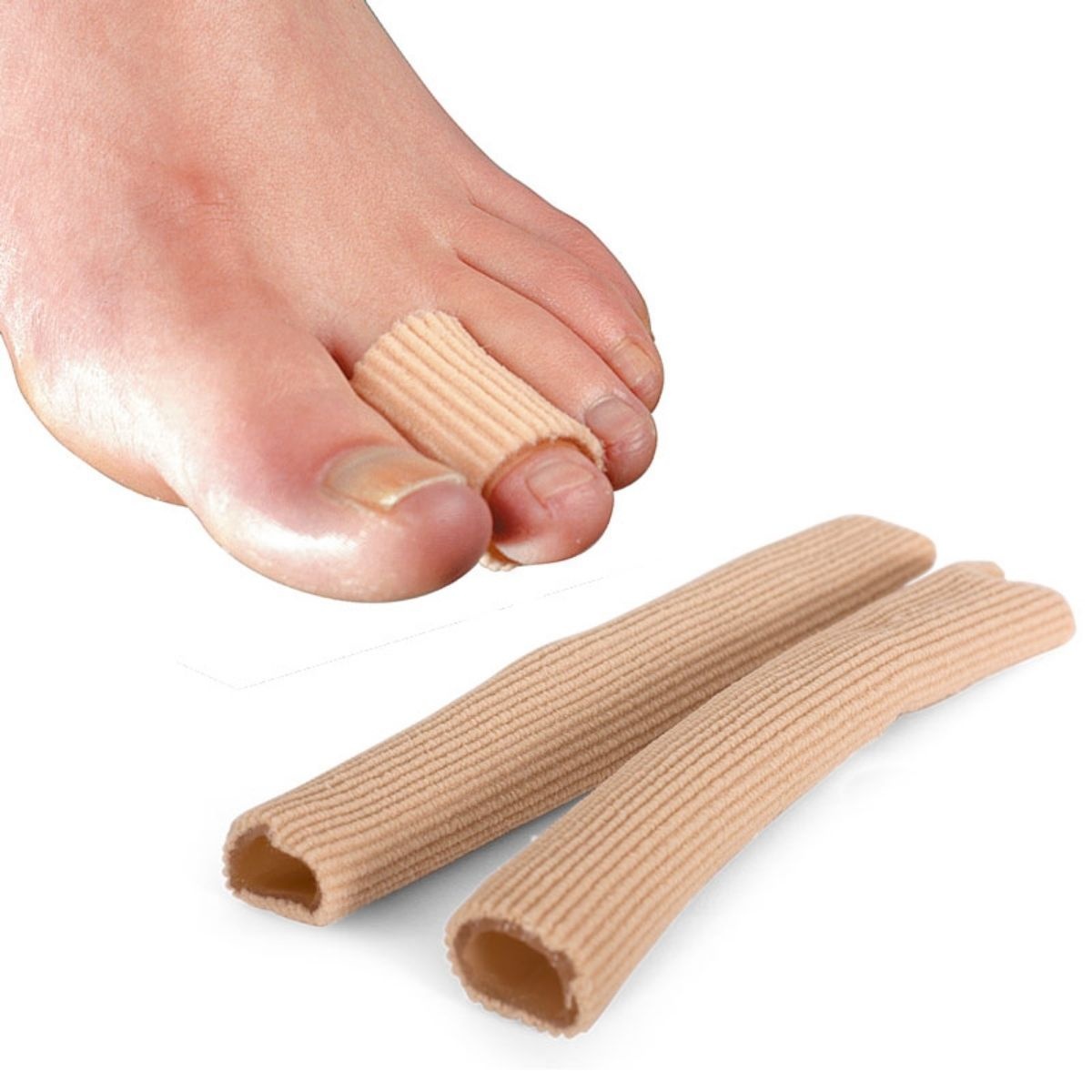Silicone filled toe tube (digitube) - Protects toes optimally - Degros