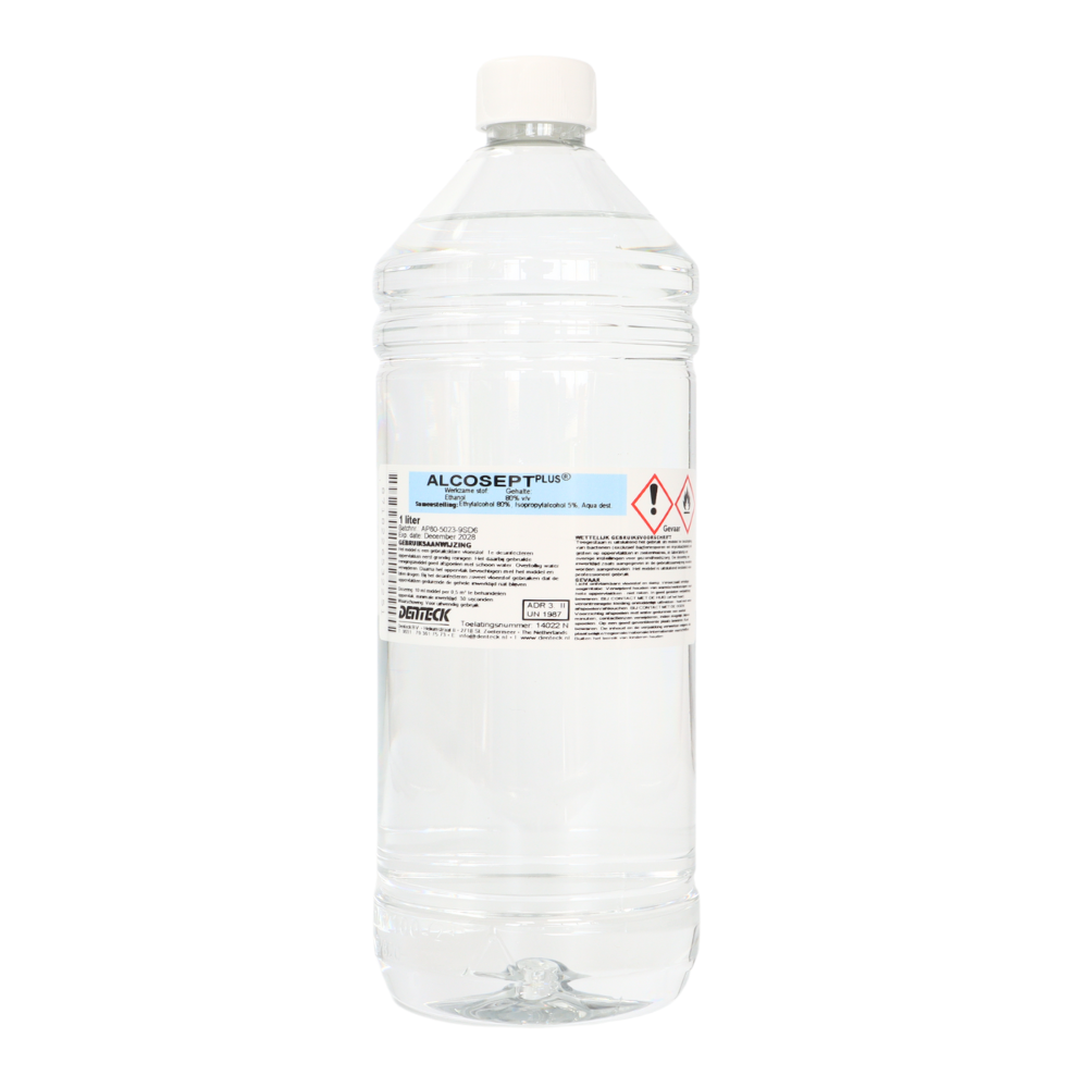 Alcohol 80 percent 1ltr (alcosept) - Degros