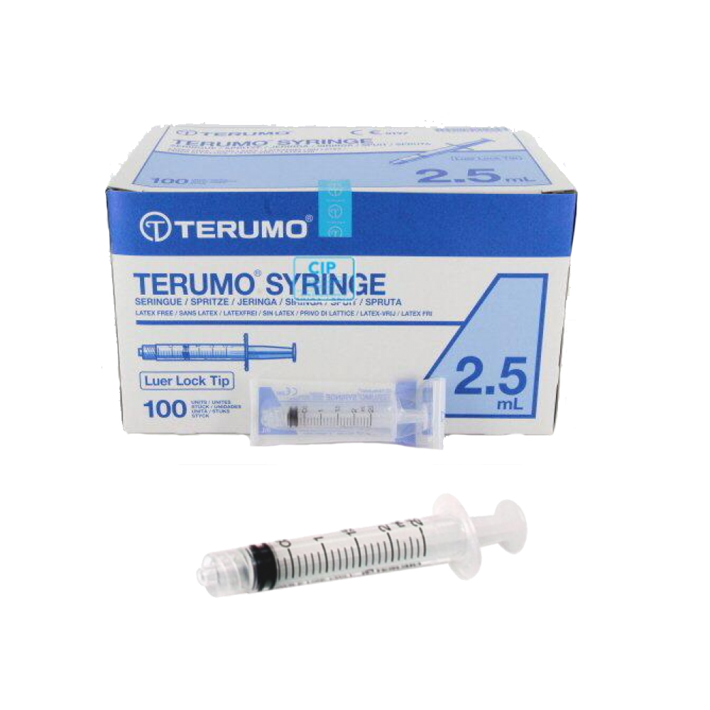 Terumo syringe 3-piece - Luer Lock - Degros