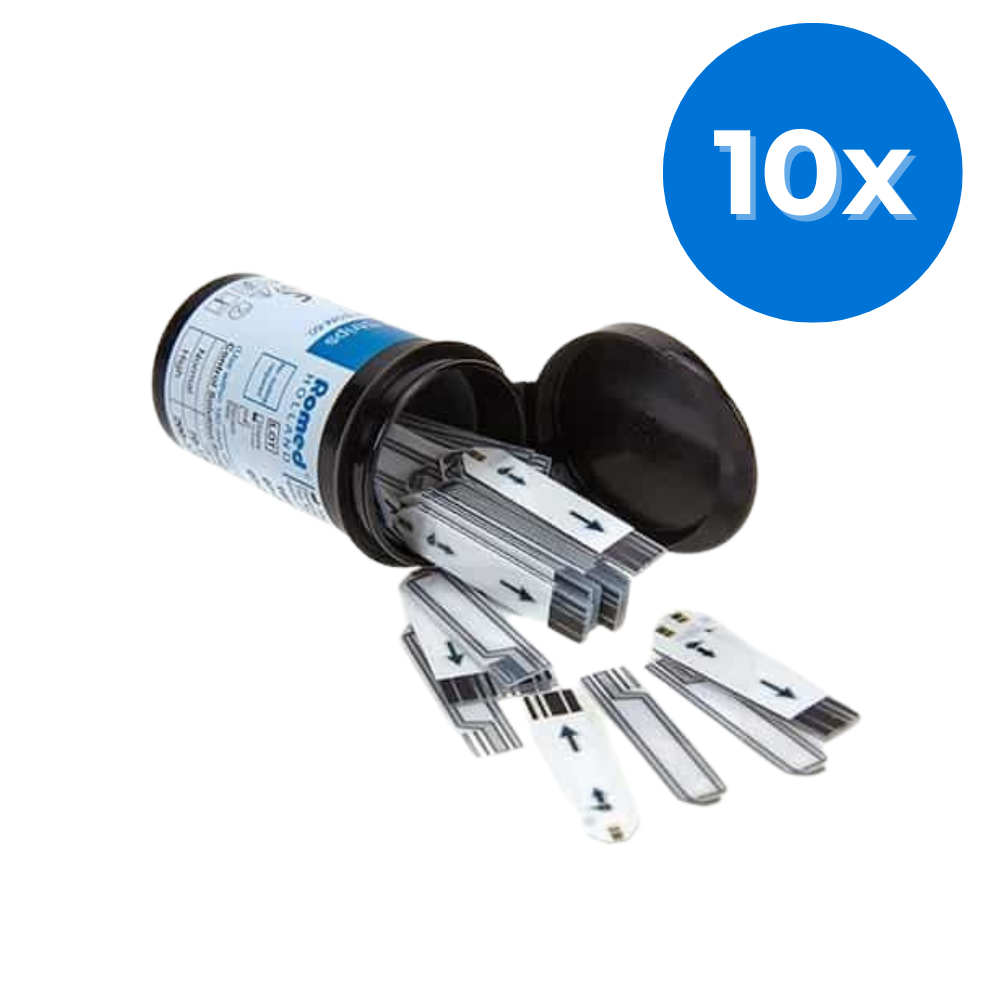 Romed Romed Glucose Teststrips - Set van 10 doosjes - Degros