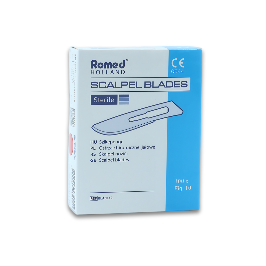 Romed Romed scalpelmesjes nr. 10 steriel - Set van 5 doosjes - Degros