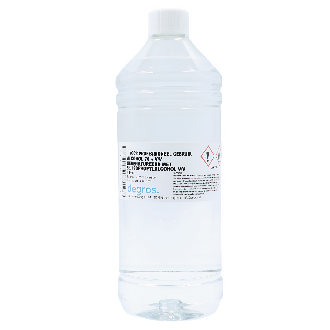 Alcohol 70% (5% isopropyl) | Cleaning and disinfection alcohol - Degros